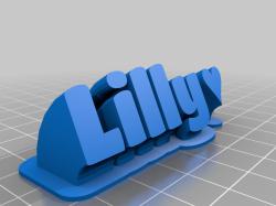 text lilly 3D Models | Page 1 | STLFinder