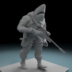 soldier shark asset 3D Models | Page 1 | STLFinder