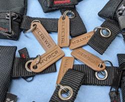 mr label white thick plastic key tag with printable label key ring 3D ...