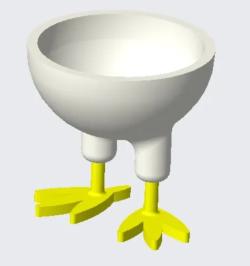 cartoon egg with legs 3D Models | Page 1 | STLFinder