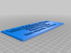 office plaque 3D Models | Page 1 | STLFinder