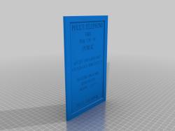 tardis sign template 3D Models | Page 1 | STLFinder