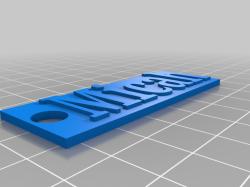 name tag hanger 3D Models | Page 1 | STLFinder