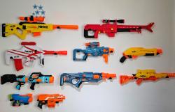 nerf gun wall rack 3d models | Page 1 | STLFinder