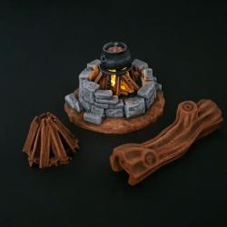led campfire 3d models 【 STLFinder