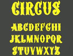 circus letters 3D Models | Page 1 | STLFinder