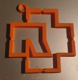 Rammstein Keychain - Free 3D Model | STLFinder
