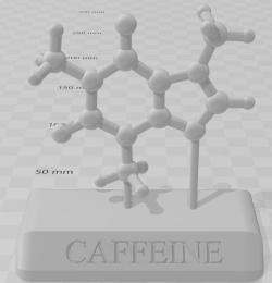 structure caffeine 3d models 【 STLFinder