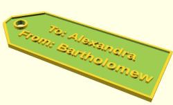 customizable gift tags 3D Models | Page 1 | STLFinder