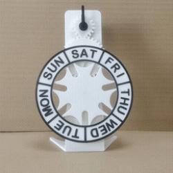 day of week clock 3D Models | Page 1 | STLFinder