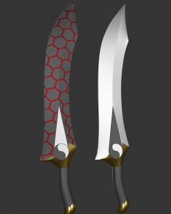 kanshou and bakuya swords 3D Models | Page 1 | STLFinder