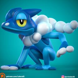 frogadier pokemon 3D Models | Page 1 | STLFinder
