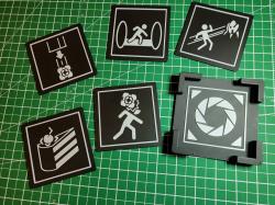 portal 2 coasters 3D Models | Page 1 | STLFinder