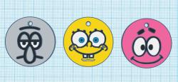 spongebob rubber key chain 3D Models | Page 1 | STLFinder