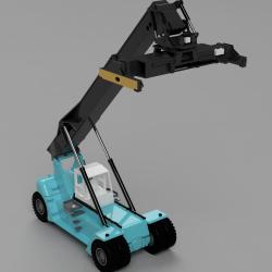 container truck and reach stacker 3D Models | Page 1 | STLFinder