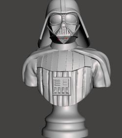 sideshow collectibles darth vader exclusive bust stand 3d models ...