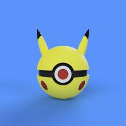 pikachu pokeball 3D Models | Page 1 | STLFinder