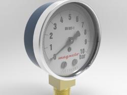 manometer hydrauliky gmm 63 400 hansa 3D Models | Page 1 | STLFinder