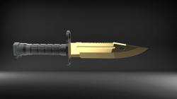 cs go m9 bayonet vanilla 3d models 【 STLFinder