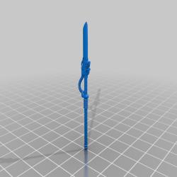 blue knight halberd 3D Models | Page 1 | STLFinder