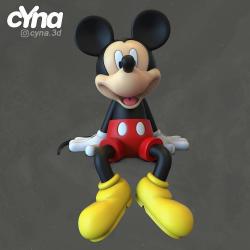 mickey mouse sitting 3D Models | Page 1 | STLFinder
