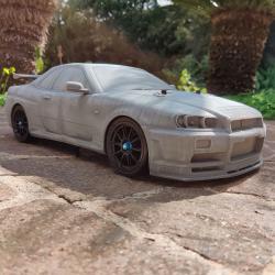 nissan skyline r34 gt r 1 3d models 【 STLFinder