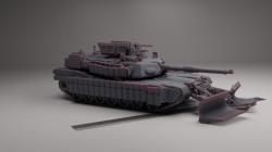 M1A2 Abrams with AS1 Mine Plow 3D Models | Page 1 | STLFinder