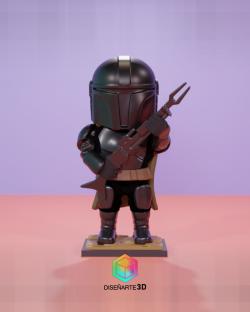mandalorian chibi 3D Models | Page 1 | STLFinder