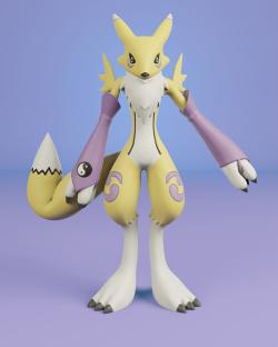renamon digimon 3D Models | Page 1 | STLFinder