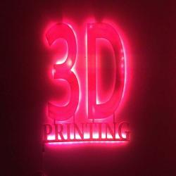 3d printed led sign 【 STLFinder