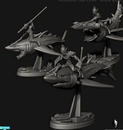 feral frenzy female shark 3D Models | Page 1 | STLFinder