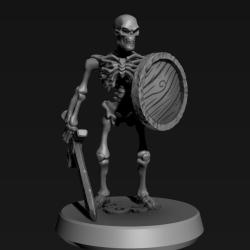 d d skeleton warrior 3d models 【 STLFinder