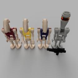 lego commander b1 battle droid 3D Models | Page 1 | STLFinder