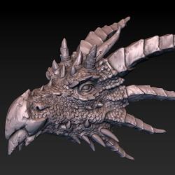 diamond head dragon 3d models 【 STLFinder