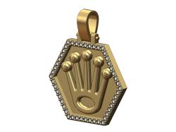 rolex crown pendant 3D Models | Page 1 | STLFinder