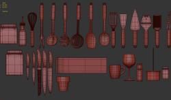 kitchen tools 3D Models | Page 1 | STLFinder