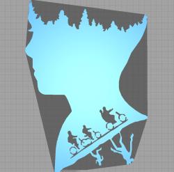 lego brickheadz stranger things mike dustin lucas and will figures 3D ...