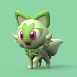 pokemon sprigatito 3D Models | Page 1 | STLFinder