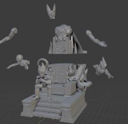 vegeta throne 3D Models | Page 1 | STLFinder