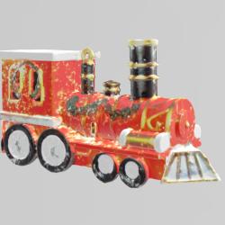 printable christmas train foldable 3D Models | Page 1 | STLFinder