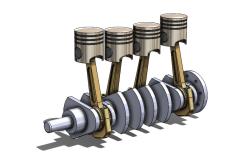 engine assembly drawing piston engine block 4 cylinder engine cad 3D Models | Page 1 | STLFinder