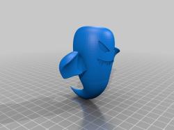 halloween ghost figurine spooky resin middle finger statue 3D Models ...