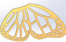 monark butterfly wing pattern 3D Models | Page 1 | STLFinder