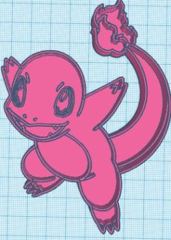 charmander cookies 3d models 【 STLFinder