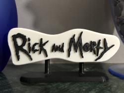 rick n morty logo 3D Models | Page 1 | STLFinder