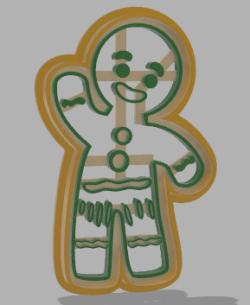 the gingerbread man shrek 3d models 【 STLFinder