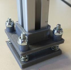 Spring Foot 20mm X 20mm 8020 aluminum 3d models 【 STLFinder