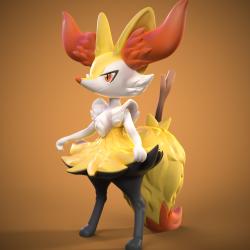 braixen pokemon 3D Models | Page 1 | STLFinder