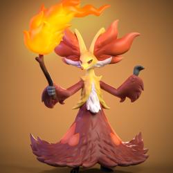 delphox pokemon 3D Models | Page 1 | STLFinder