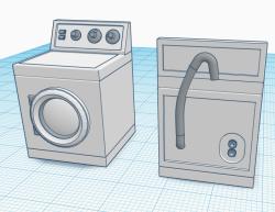 front load washing machine printables 3d models 【 STLFinder